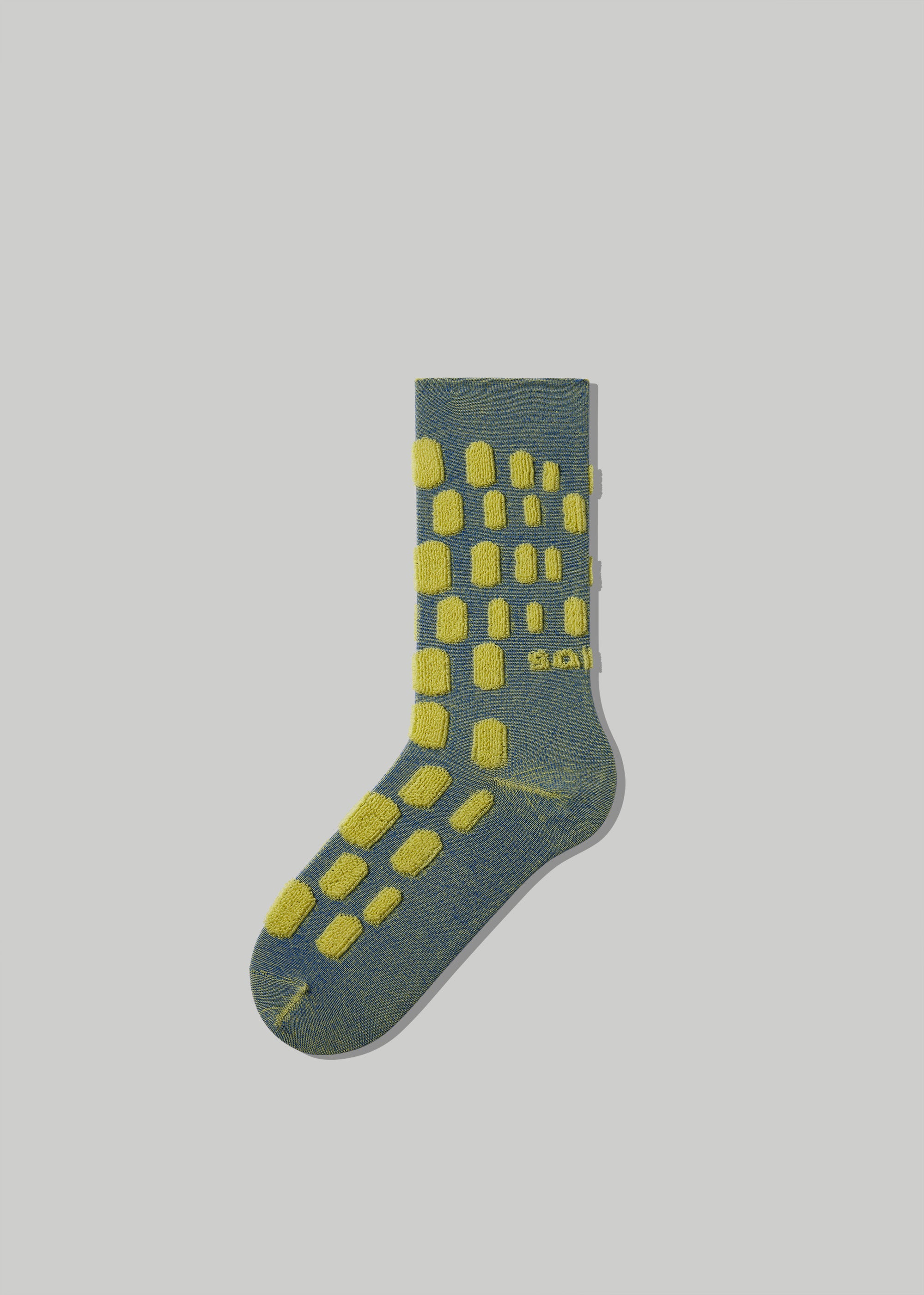 Cube Cotton Dress Socks in Glowing Ocean – Salio